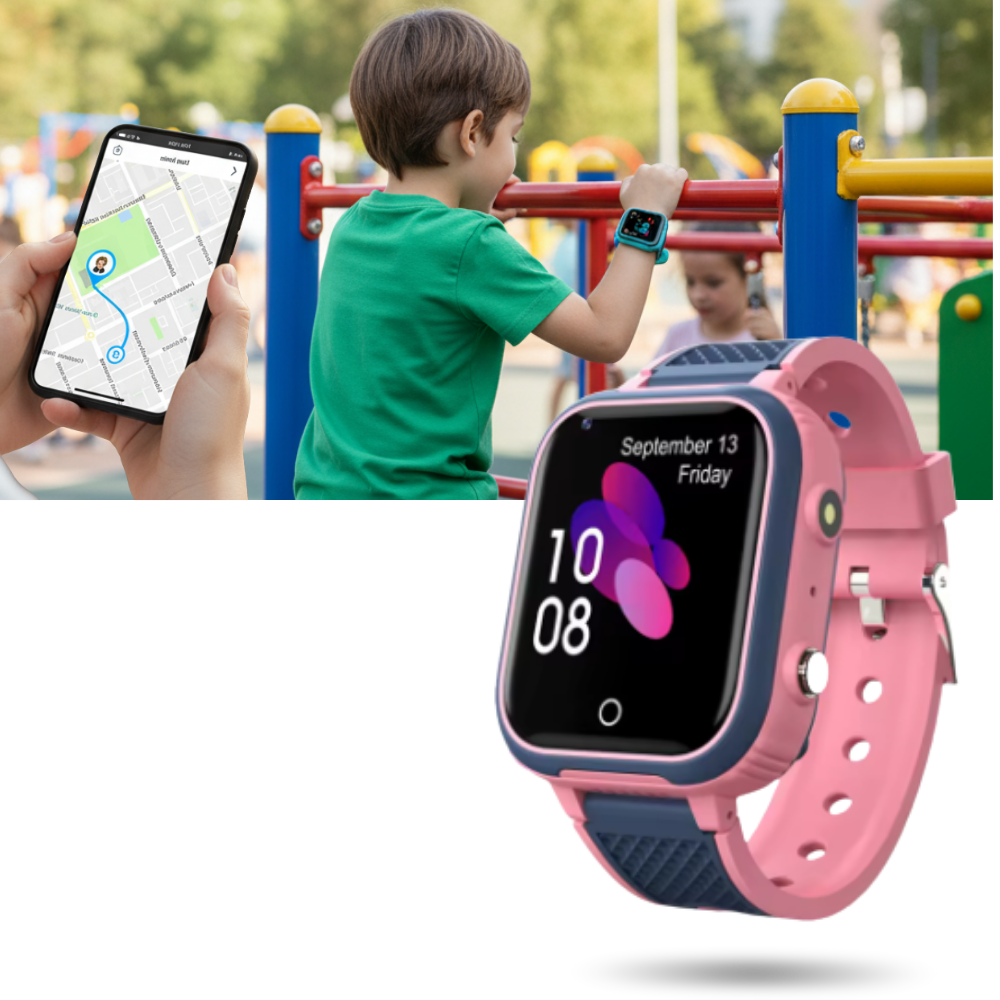 Smartklokke for barn | Sporingsklokke | GPS-klokke for barn