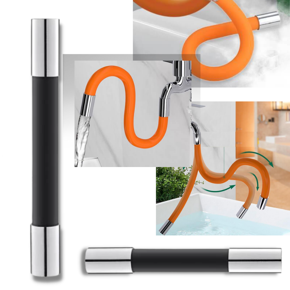 Universal rotating extension tube - flexible faucet extension hose ...